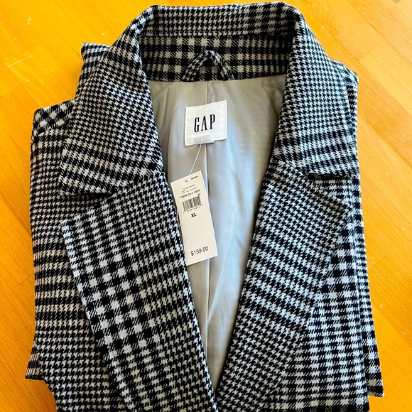 GAP | Jackets & Coats | Plaid Long Topcoat | Poshmark